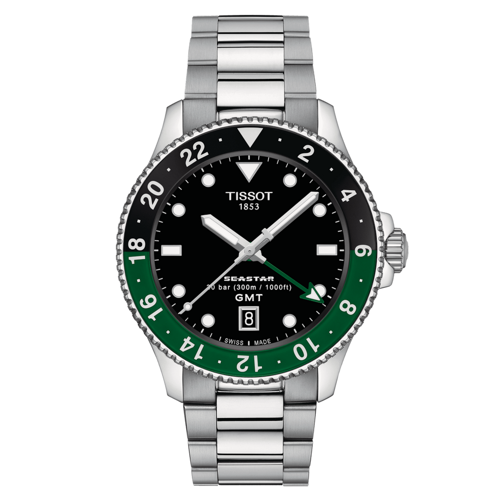 Tissot Seastar 1000 Quartz GMT Sprite – Dennis Collins Jewellers